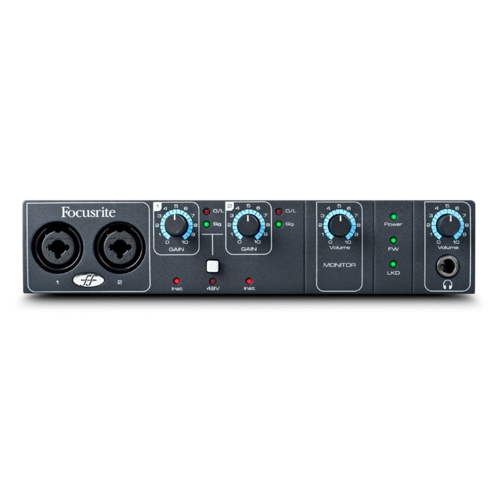 Interface de Áudio Firewire Thunderbolt Saffire Pro-14 - Focusrite ...