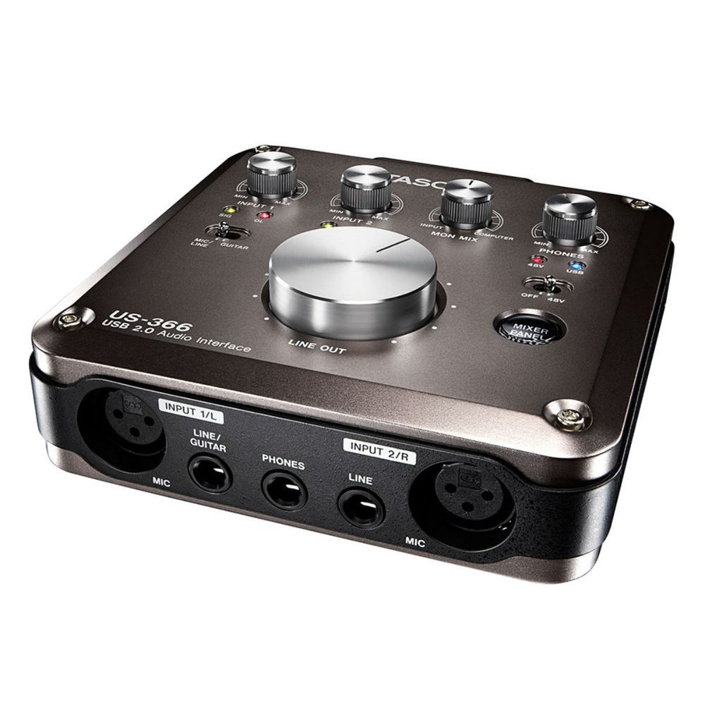 Interface de Áudio Hardware Para gravações US366 - Tascam | Usb | Ninja ...