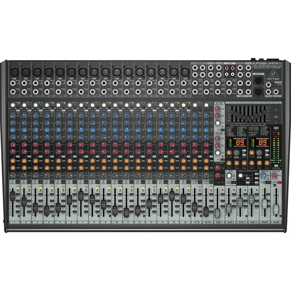 Mesa De Som Analógica SX-2442 FX - Behringer | 18 a 24 Canais | Ninja ...