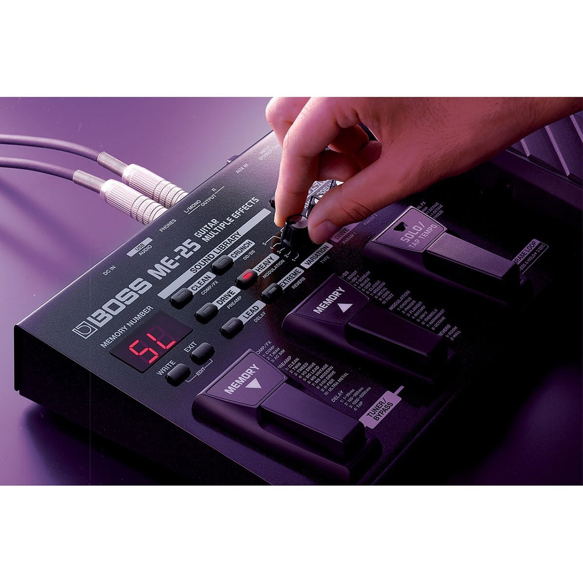 Pedaleira Com Multi Efeitos Para Guitarra ME-25 - Boss | Guitarra ...