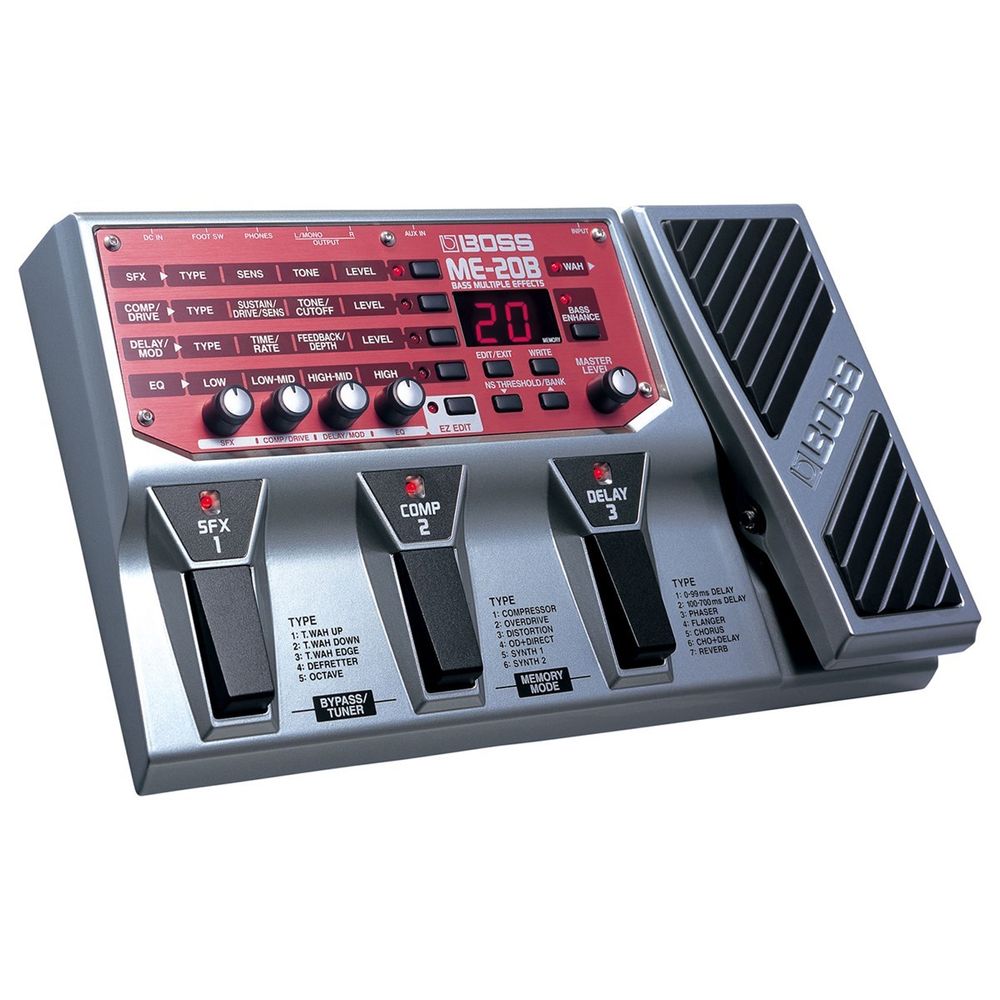 Pedaleira Para Contrabaixo ME-20B - Boss | Contrabaixo | Ninja Som ...