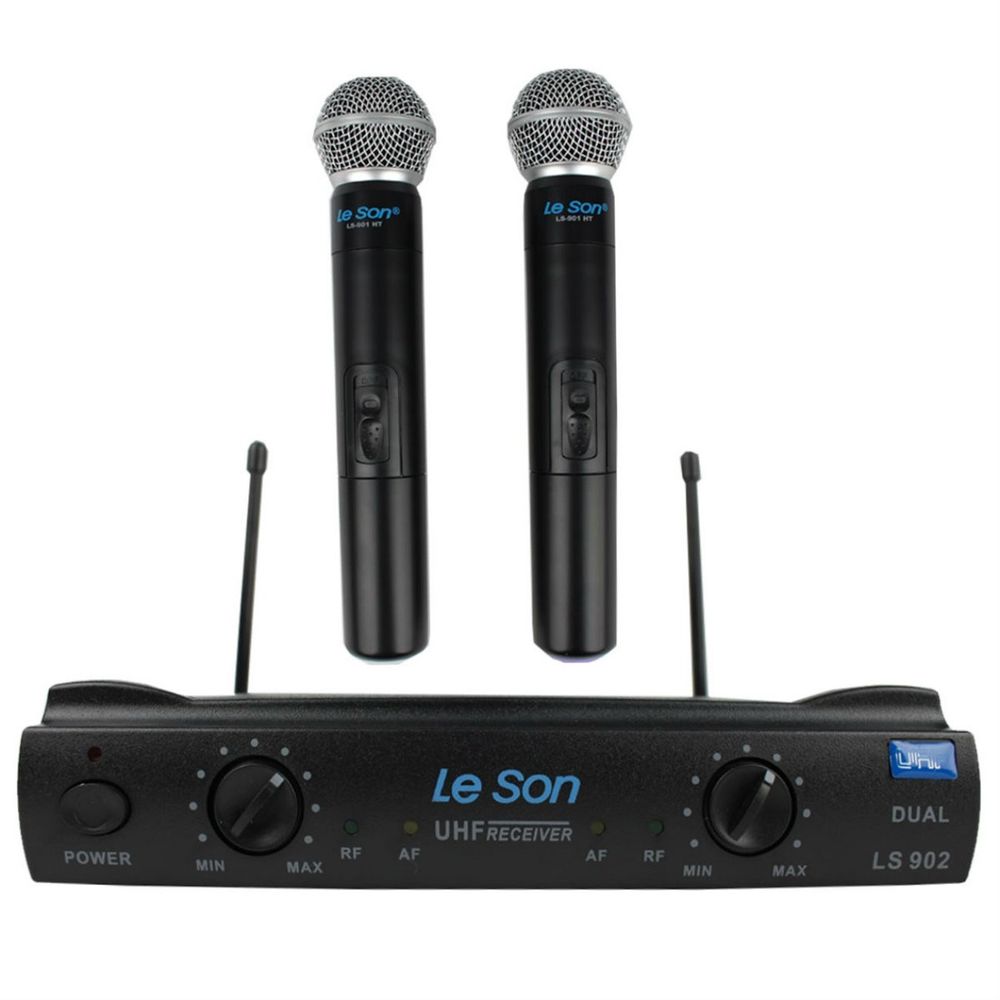 Microfone Sem Fio UHF Duplo Mão LS-902 HT/HT - Leson | Mão | Ninja Som ... Microfone Sem Fio UHF Duplo Mão LS-902 HT/HT - Leson | Mão | Ninja Som ...