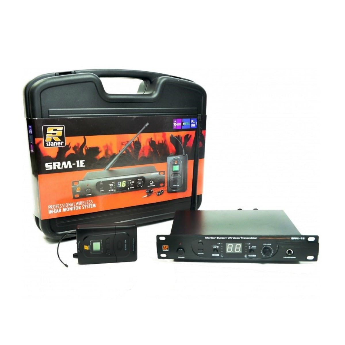 Sistemas de Monitor Sem Fio UHF SRM-1E - Staner | Monitores sem Fio ...