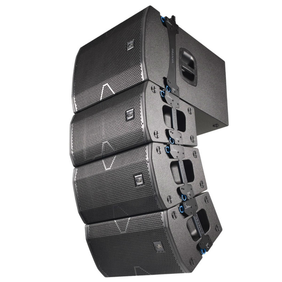 Caixa Line Array Ativa Classe-D 1500W VANTEC-20A - DAS | Ativa Sem USB ...