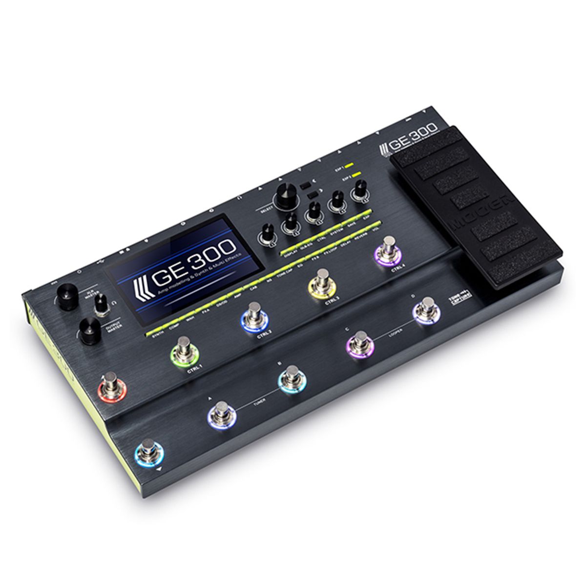 Pedaleira Multi-Efeitos Para Guitarra GE-300 - Mooer | Pedaleira ...