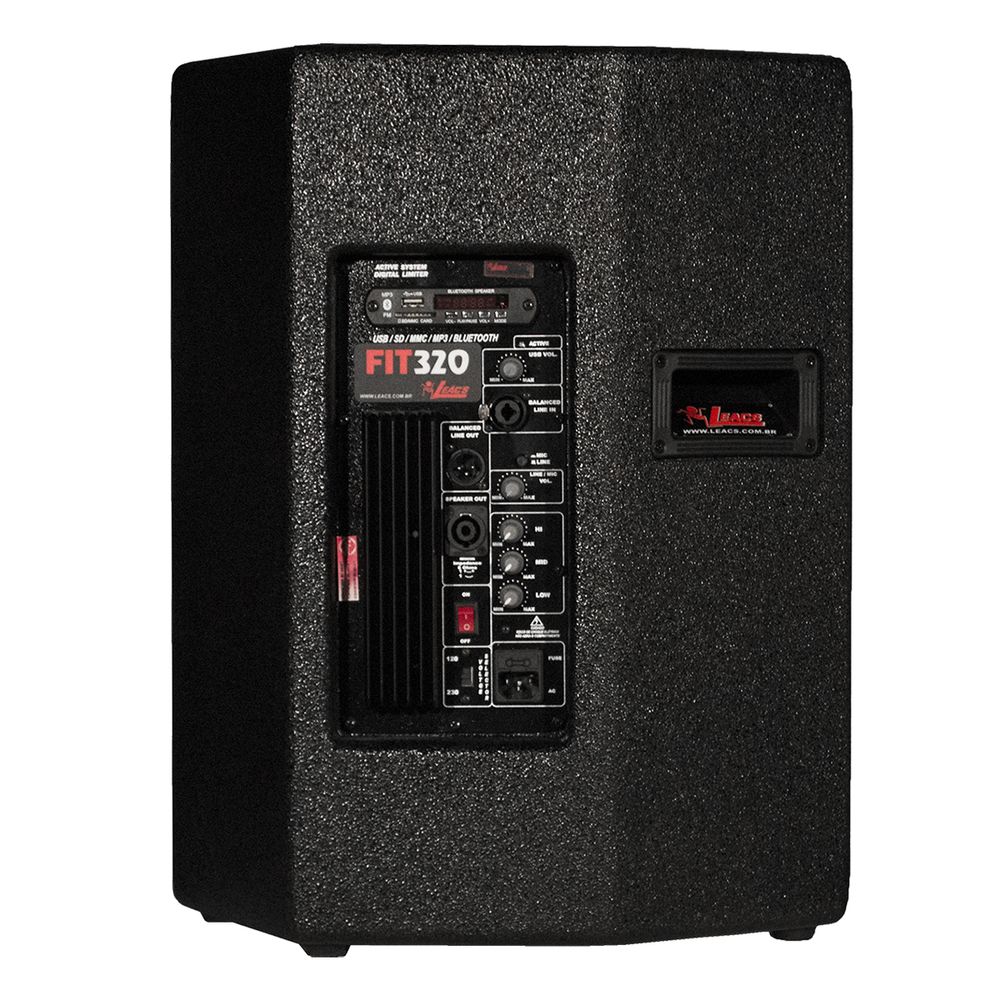 Caixa Ativa 12" FIT 320 - Leacs | 12 Polegadas | Ninja Som Grupo | Leacs - ninjasom