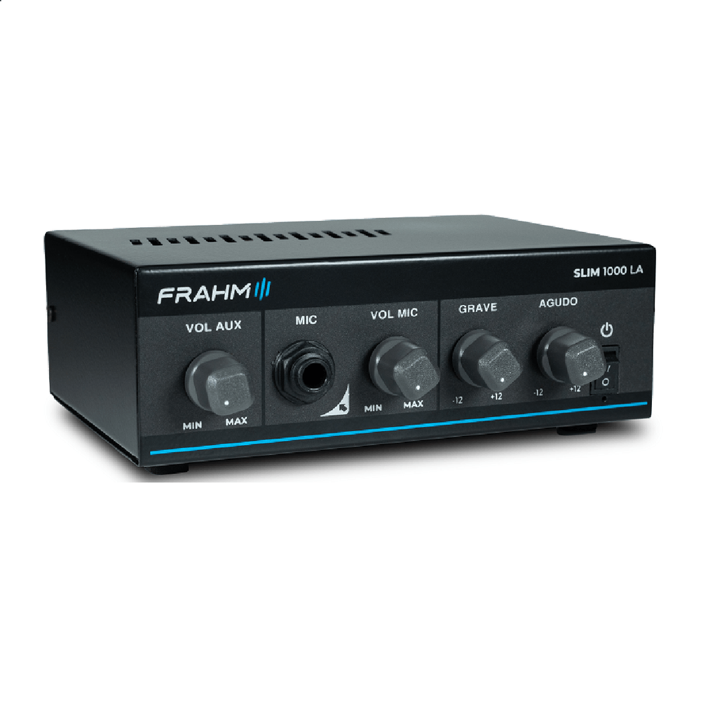 Amplificador Para Som Ambiente SLIM 1000 LA G5 - Frahm | Amplificadores Com USB e Bluetooth Para ...