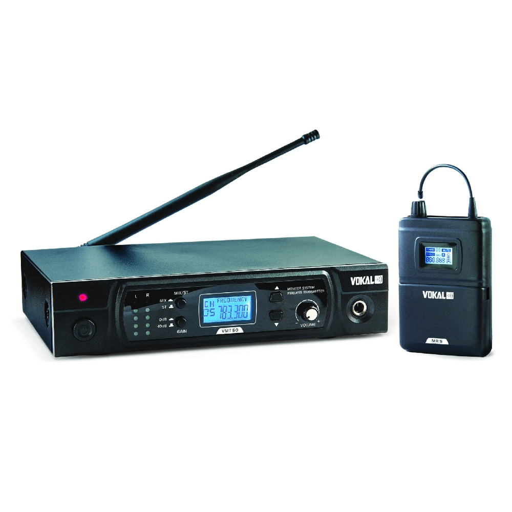 Monitor Pessoal Sem Fio UHF VMT-50 - Vokal | Monitores de Áudio Sem Fio ...