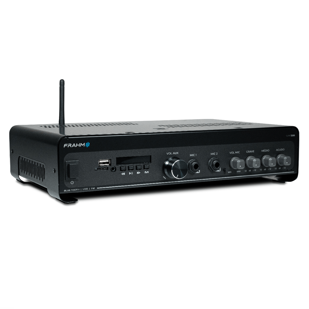 Amplificador Com Bluetooth, USB/SD/FM SLIM 3200 OPTICAL G5 - Frahm ...