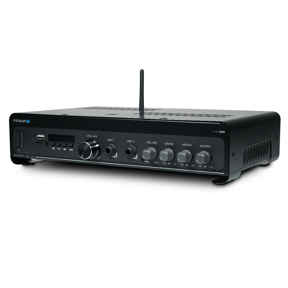 Amplificador Com Bluetooth, USB/SD/FM SLIM 3200 OPTICAL G5 - Frahm ...